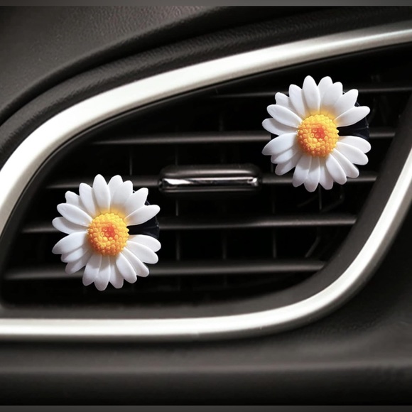 Other | Nwt 2 Pcs Daisy Flower Air Vent Clip Car Air Freshener | Poshmark